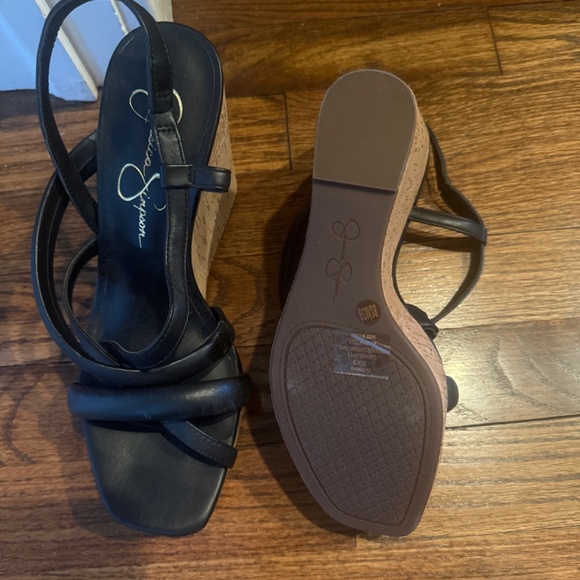 Jessica Simpson | Shoes | Jessica Simpson Siminia Cork Platform Wedge ...